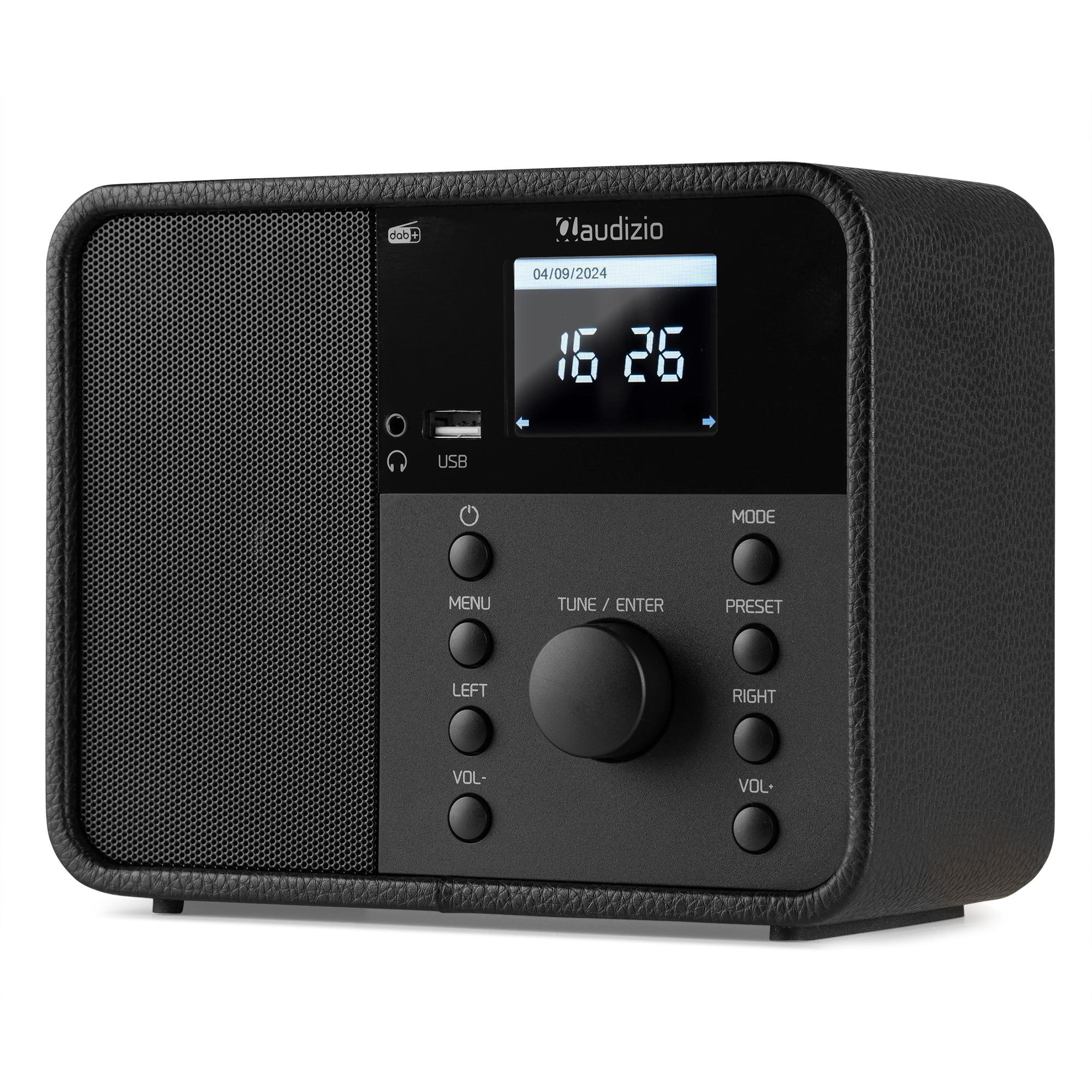 Radio internet, 40W, Bluetooth/FM/USB//DAB+/Wi-Fi, negru, Audizio NARDO ...