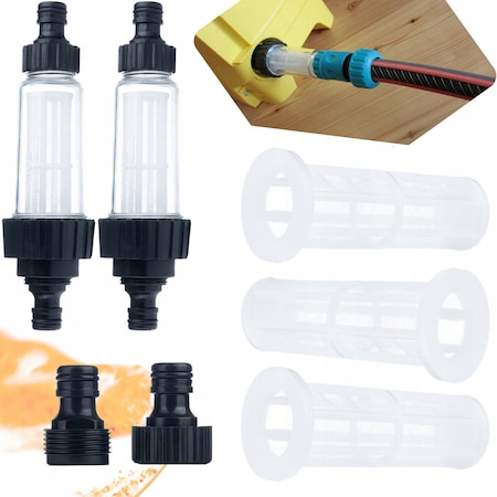 Set 2x Filtru apa cu recipient si Filtru apa universal pentru aparate ...