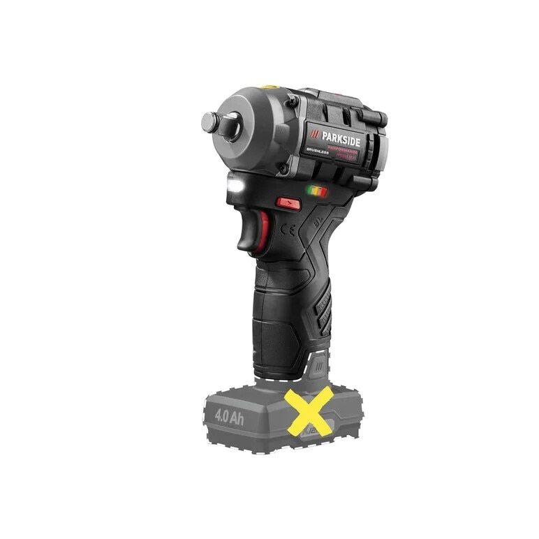 Cheie de impact cu acumulator PARKSIDE PERFORMANCE® 12 V »PPDSSA 12 A1 ...