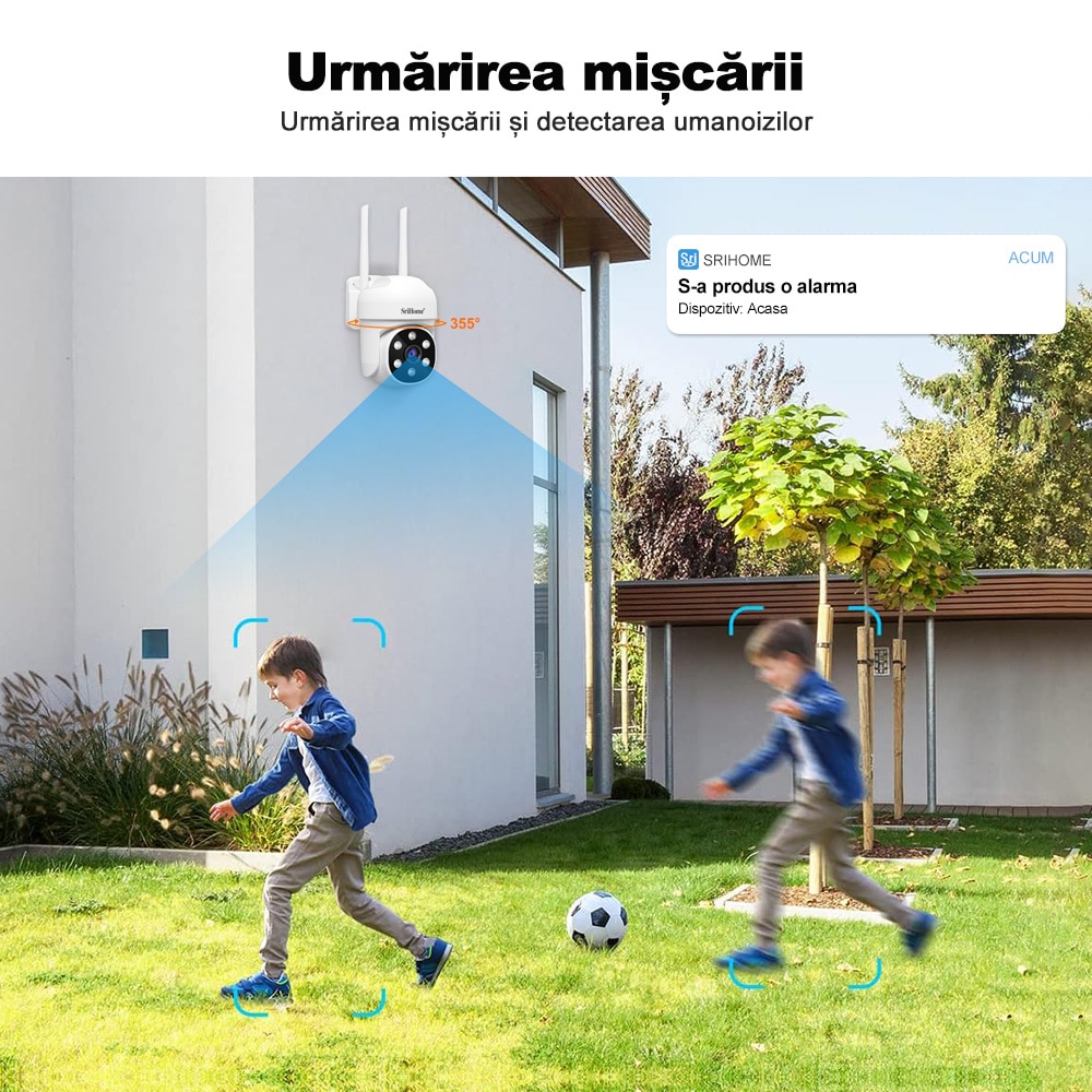 Camera de supraveghere Wireless Sricam SH061 Plus SriHome, Exterior ...