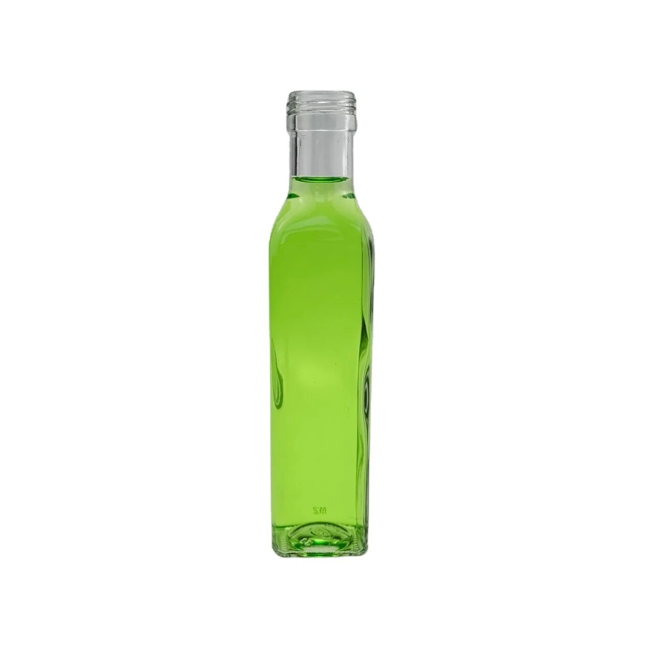 Sticla patrata 250 ml cu dop metalic, 10 buc/set - eMAG.ro