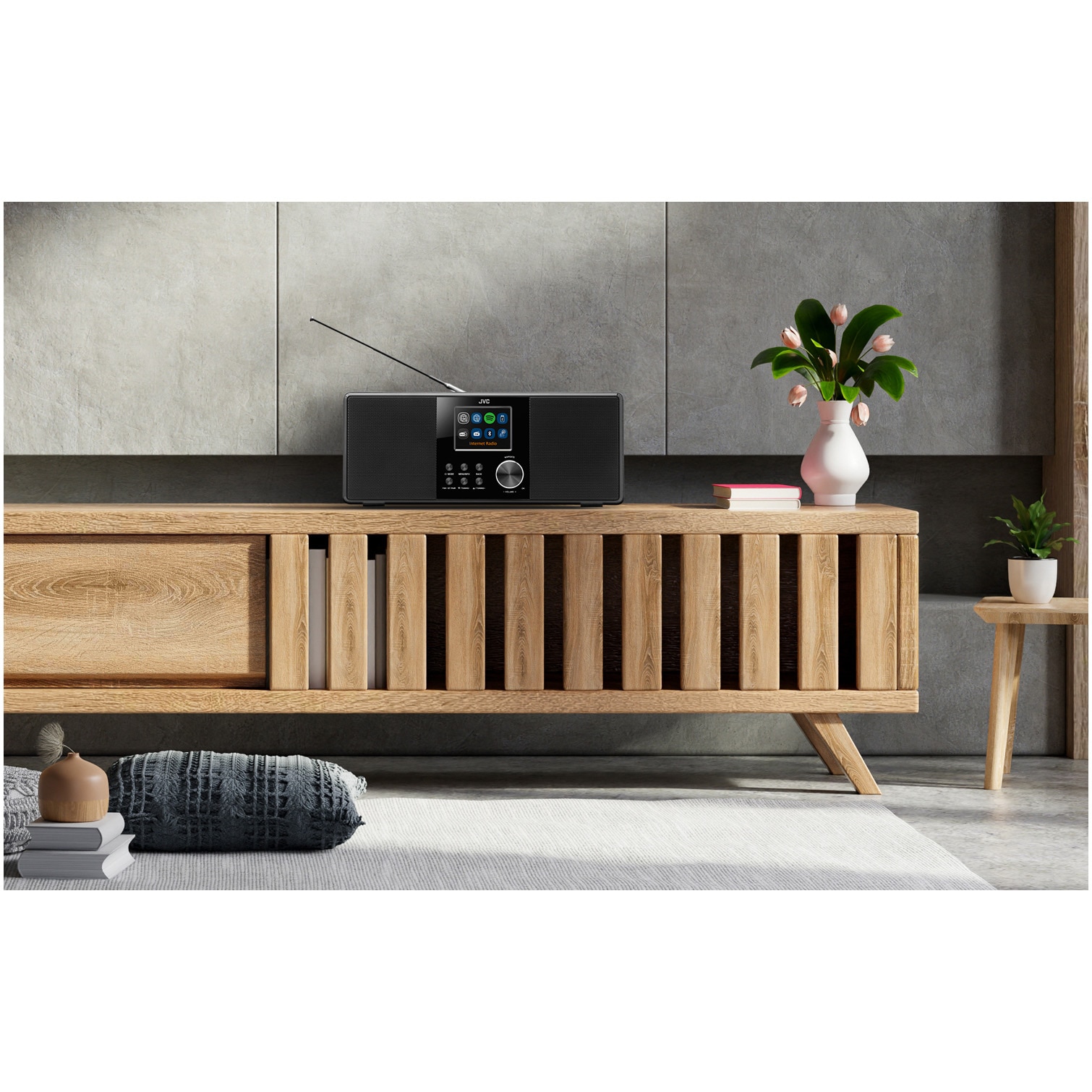 Internet radio player cu DAB+ JVC RA-981B, negru - eMAG.ro