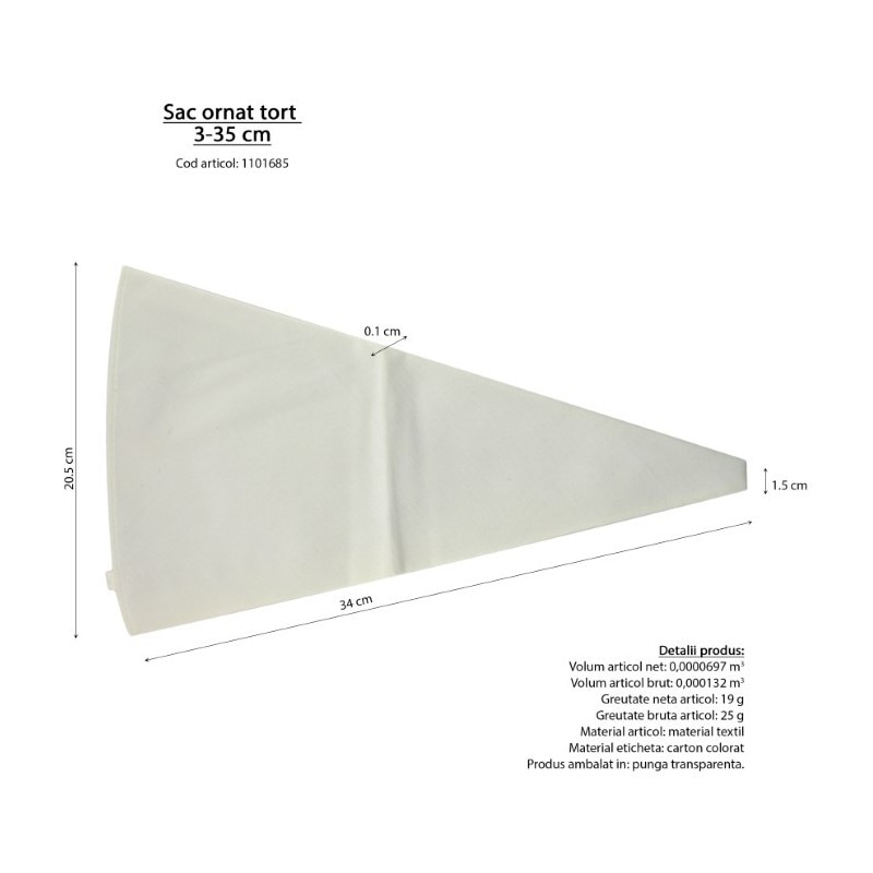 Sac ornat tort 3-35 - eMAG.ro