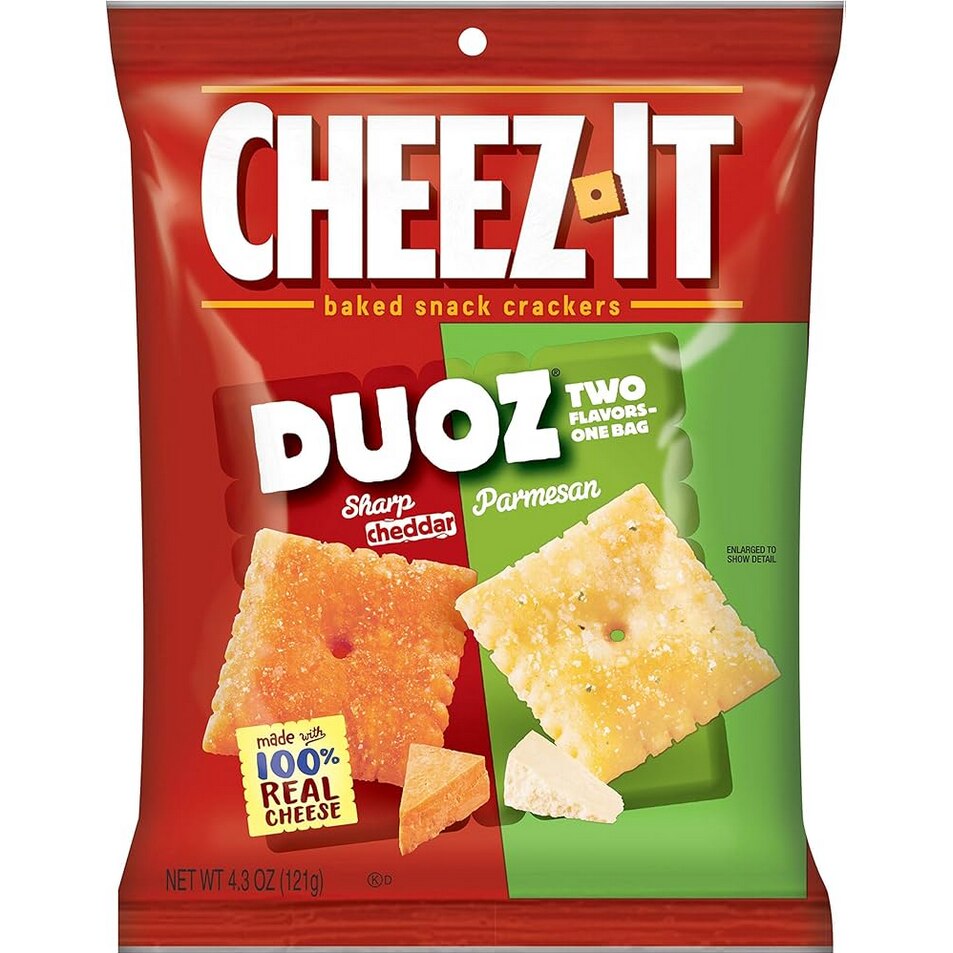 Cheez It Duoz Sharp Cheddar Parmesan 121g - eMAG.ro