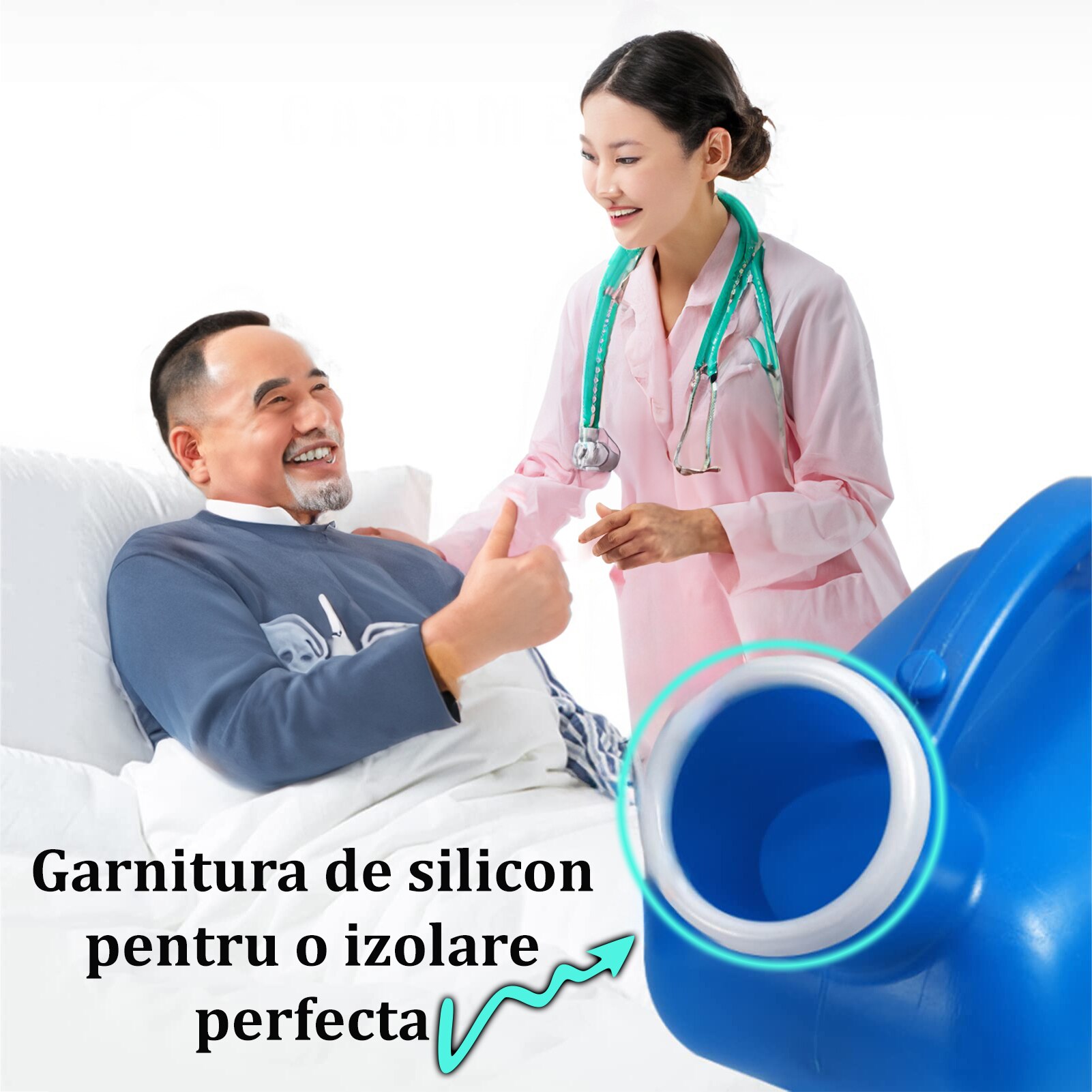 Urinar pentru Barbati, Femei, Portabil, Pisoar, Recipient de urina, cu ...