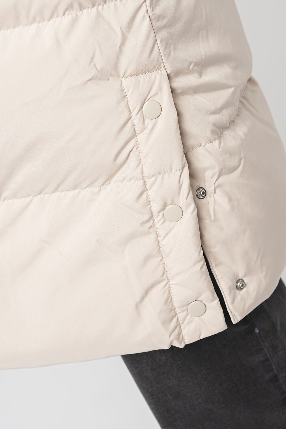 Vero Moda, Geaca lunga cu umplutura de puf Erica - eMAG.ro