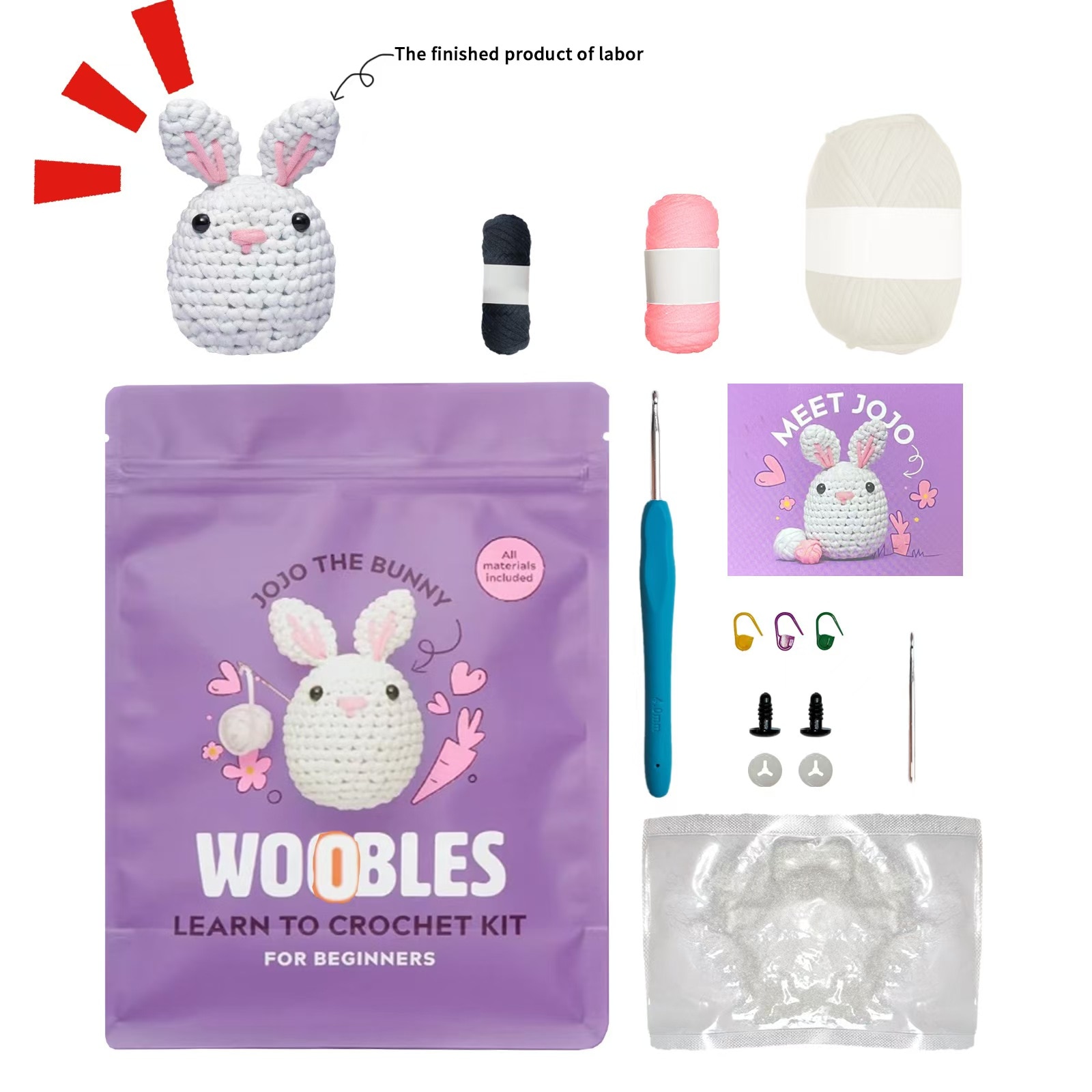 Set de crosetat, MR special ™， Potrivit pentru incepatori, echipat cu ...