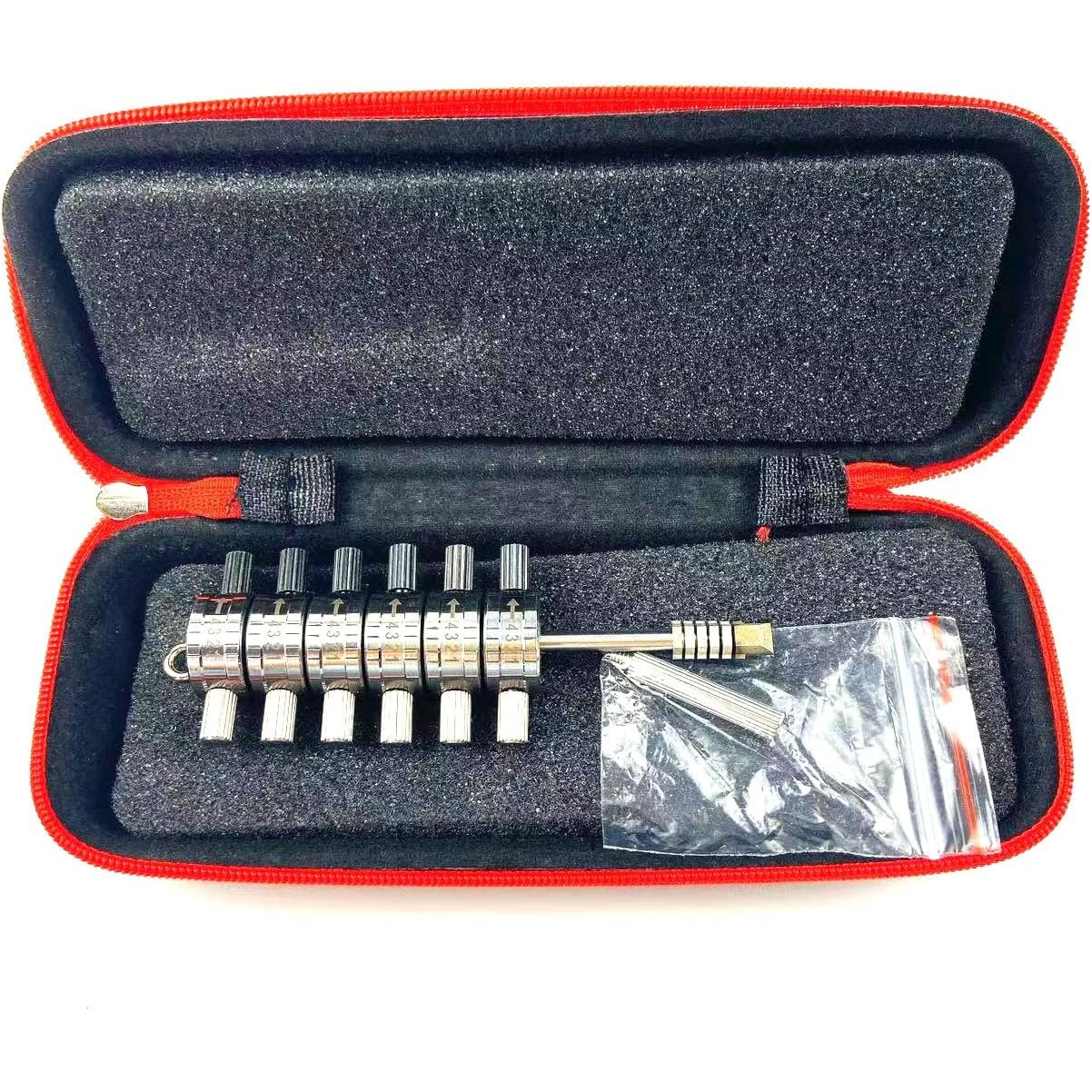 Instrument decoder auto, Tibbie lock cu 6 pini, pentru deblocat/decodat ...