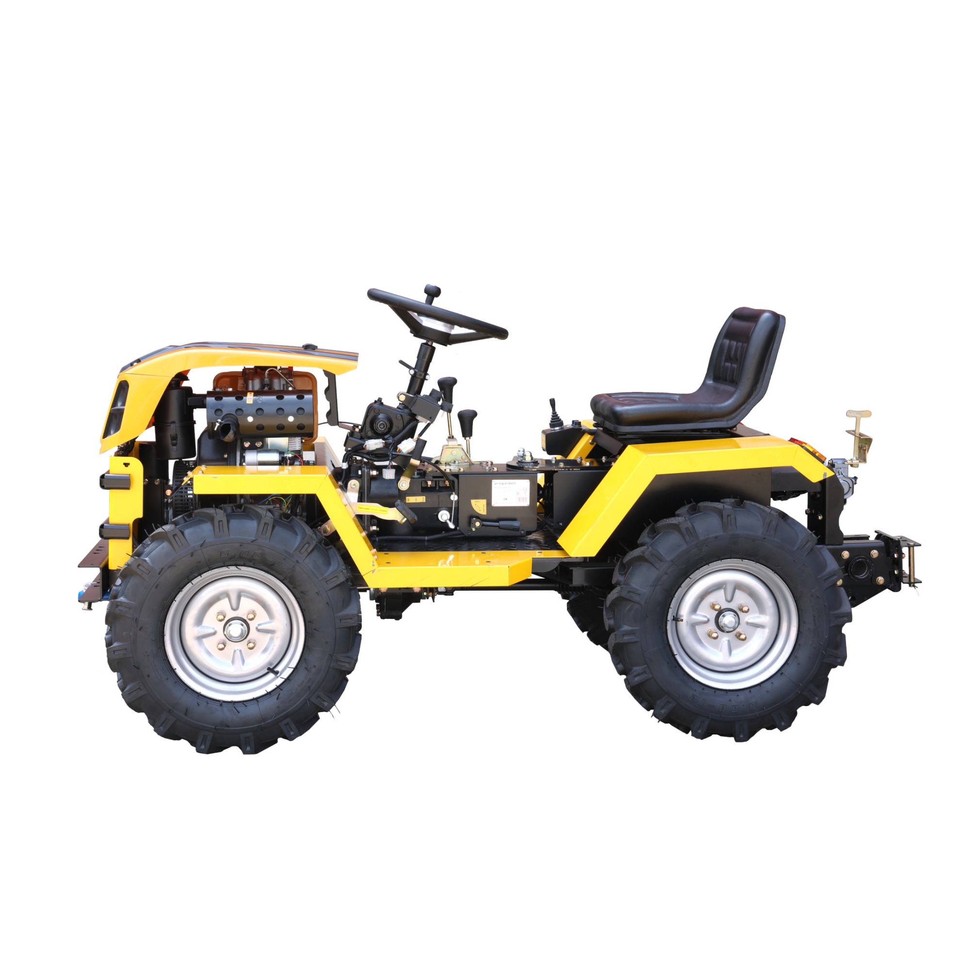 Minitractor ProGARDEN Campo T12 G2.1 4x4, motor 12CP, diesel, sistem ...