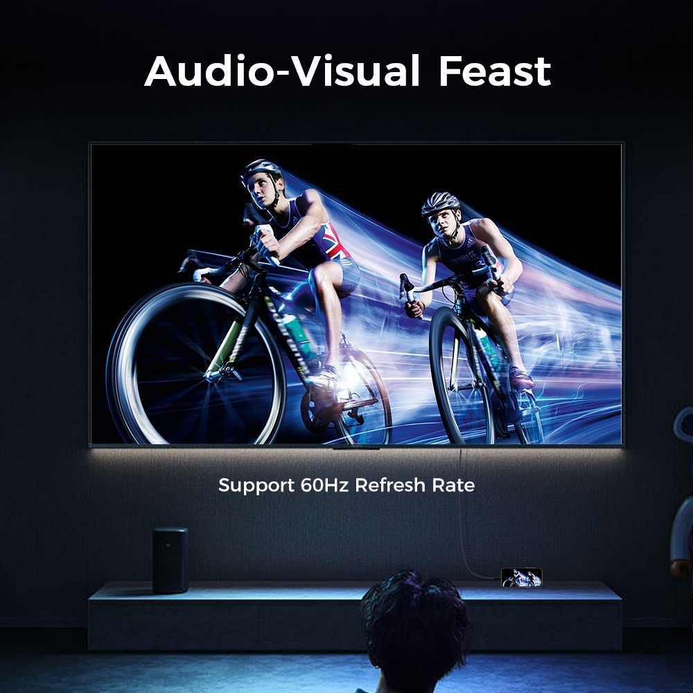 Cablu USBC HDMI 2.1,8K 60Hz, 4K 144Hz, 120Hz, 1080P 240Hz UHD, HDR ...