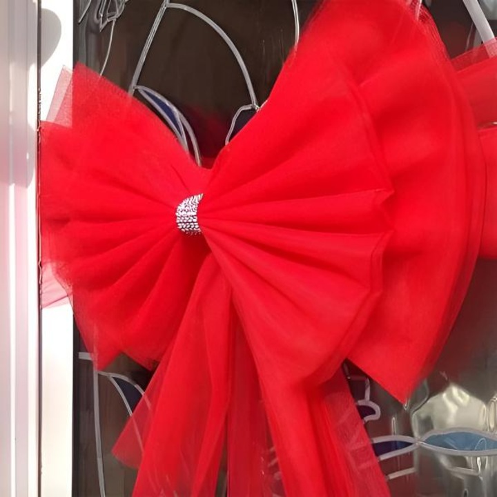 Funda usa Craciun, panglica de 750 cm, aplicare rapida si usoara cu ...