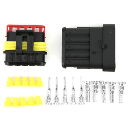 Set conectori electrice auto Enforose, 2 conectori, 10 mufe waterproof ...