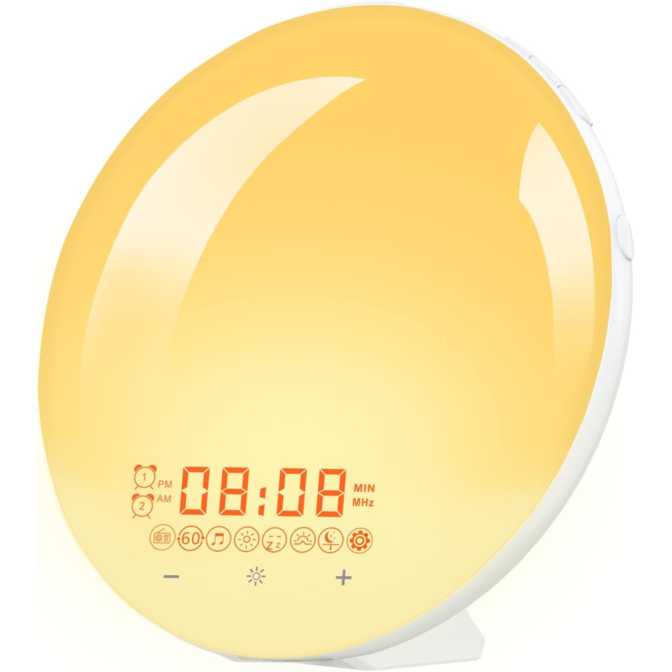 Lampa LED Inteligenta, Radio FM cu Ceas si Alarma, Simulare Rasarit ...