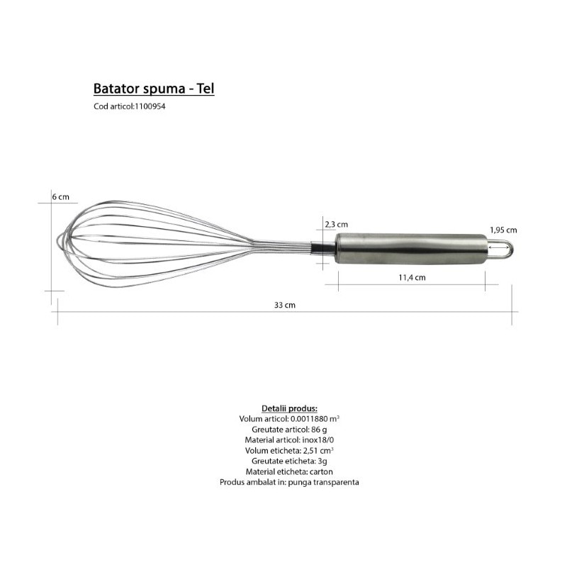 Batator spuma inox - eMAG.ro