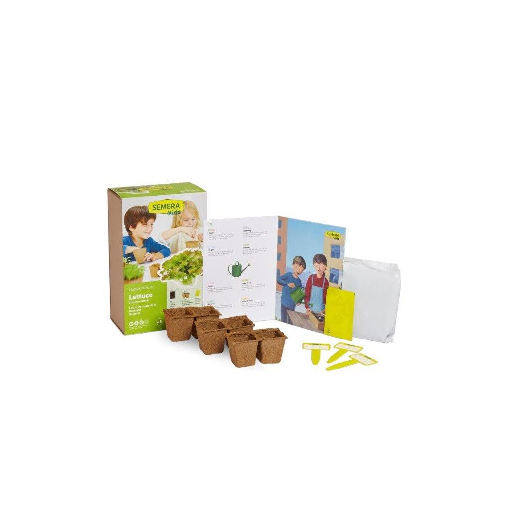 Kit de gradinarit mini Sembra - Salata verde - eMAG.ro