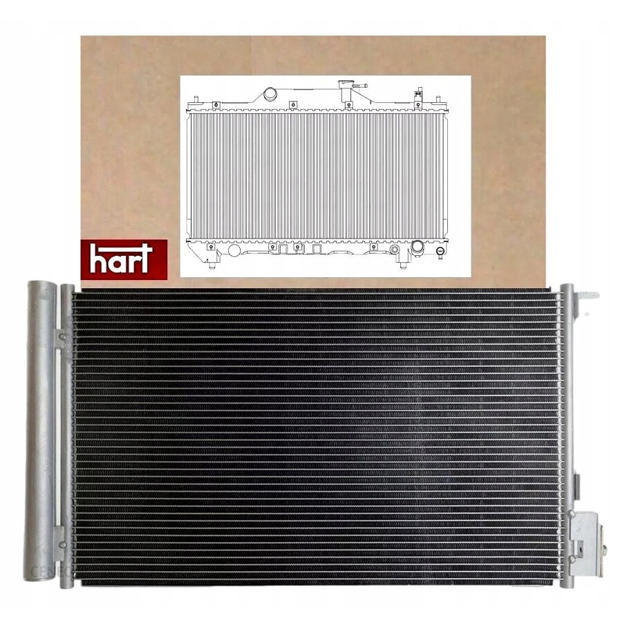 Radiator clima, Hart, Pentru KIA RIO 1.5CRDI, 97606-1G300 - eMAG.ro