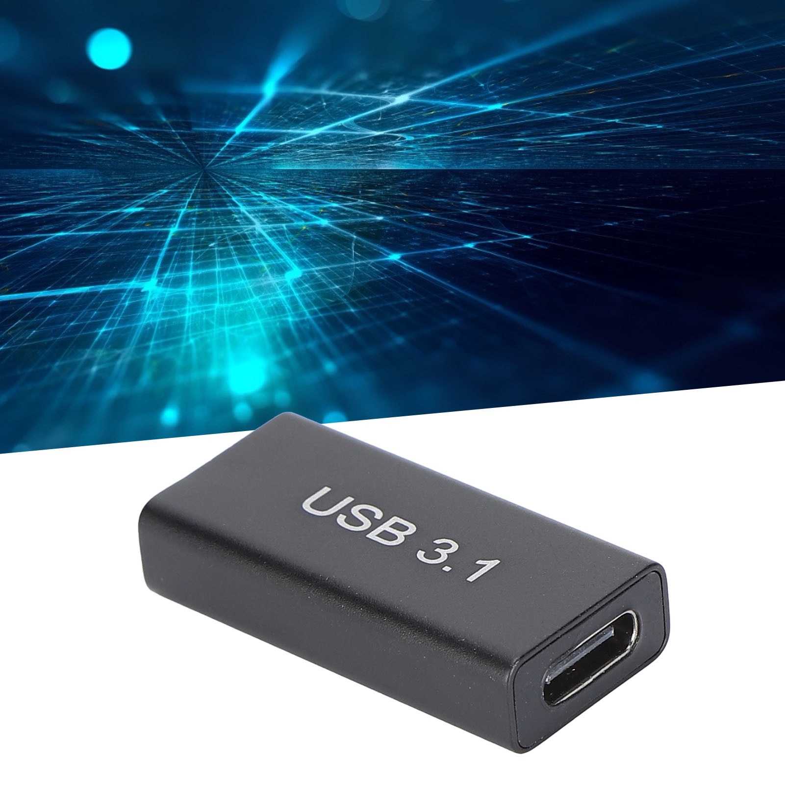 Adaptor Type-C mama la USB 3.1 mama, Mmgoqqt, 10Gbps, Aluminiu - eMAG.ro