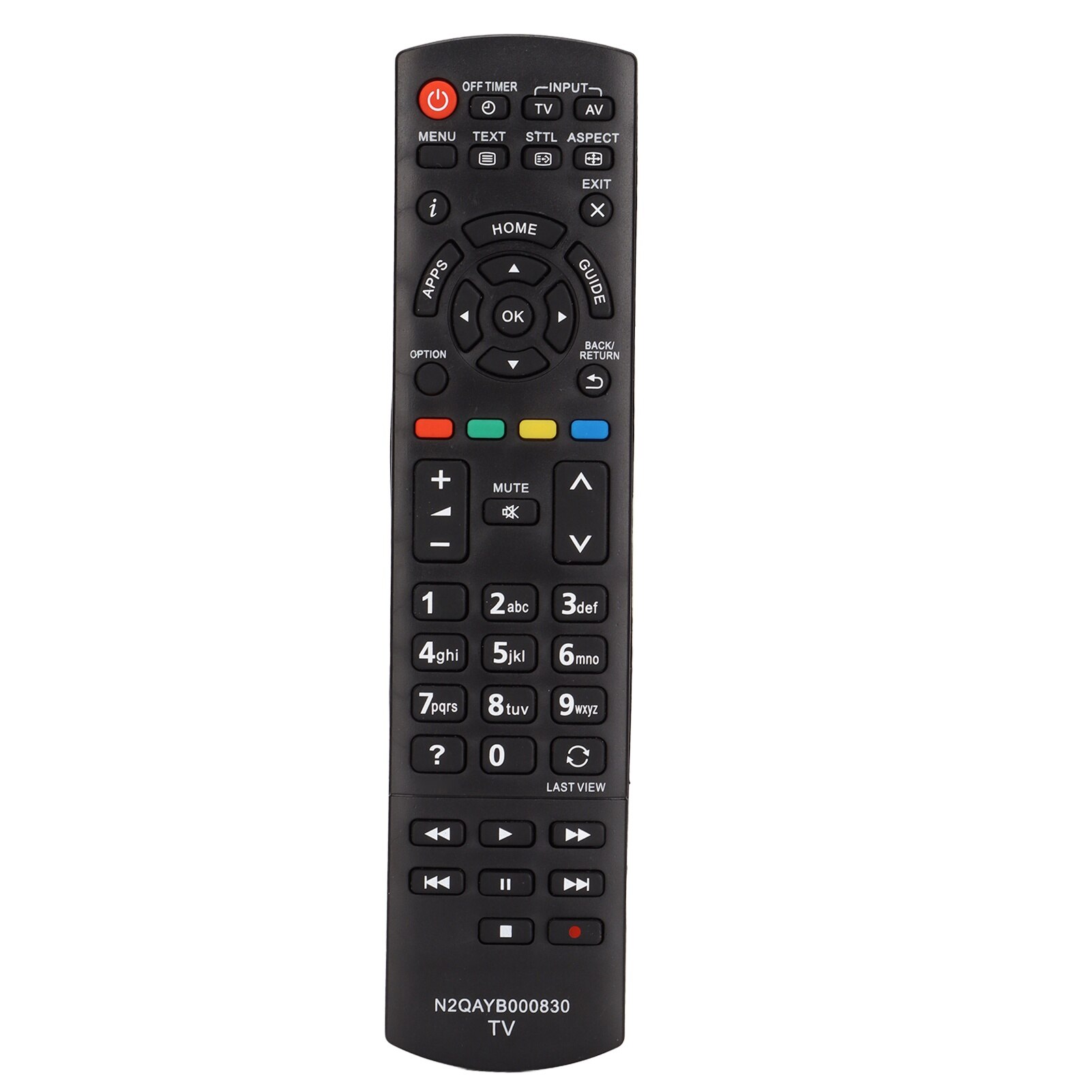 Telecomanda TV Jormftte N2QAYB000830, neagra, din ABS, pentru modele TH ...