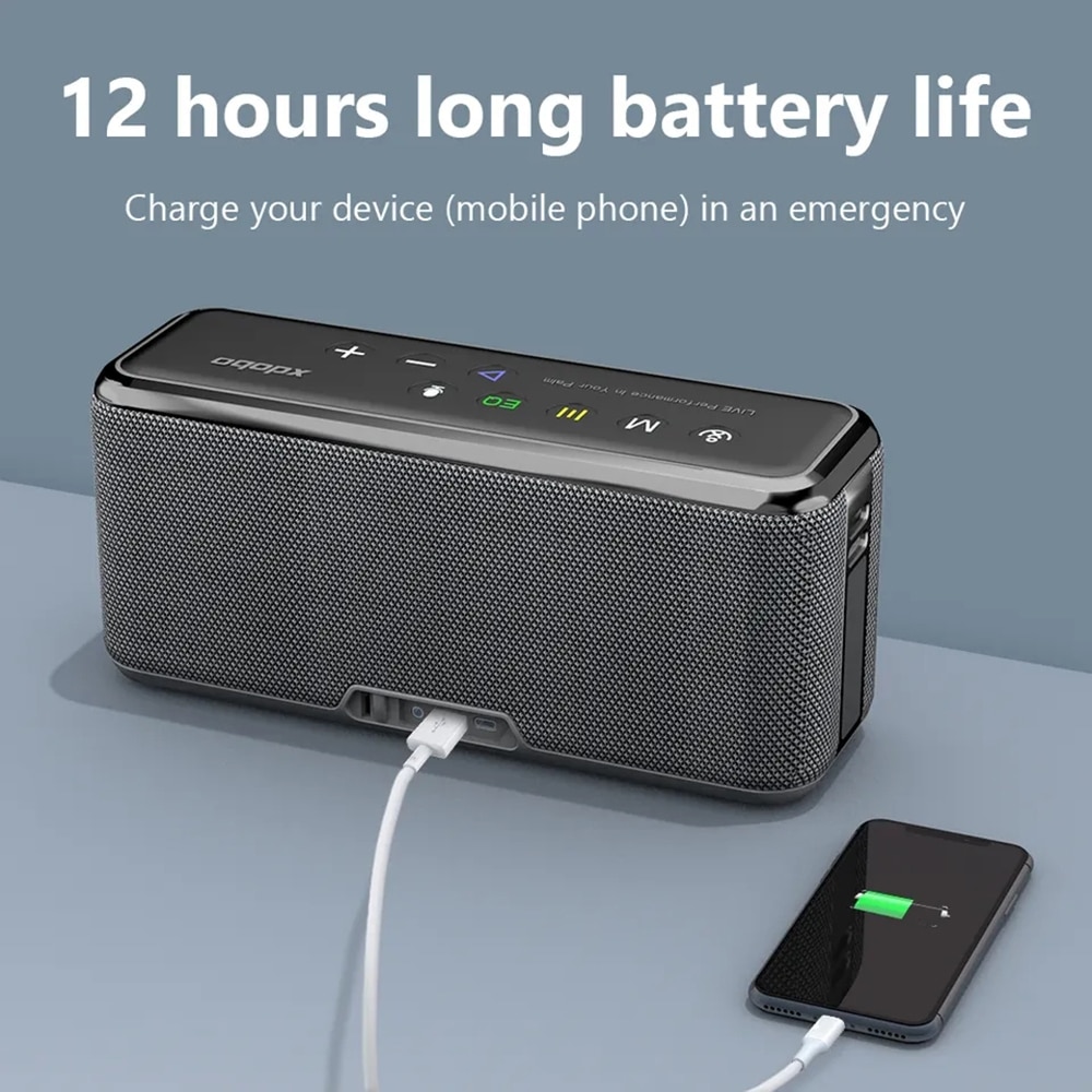 Boxa portabila XDOBO A+ X8 Max, 100W, Bluetooth 5.0, Suport TWS ...