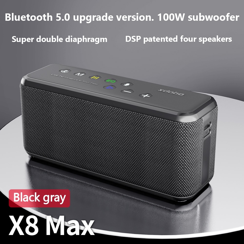 Boxa portabila XDOBO A+ X8 Max, 100W, Bluetooth 5.0, Suport TWS ...
