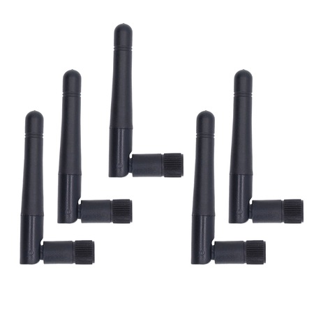 Antena WiFi externa Enforose JB-2.4G-020, 4DBI, SMA, set de 5 bucati ...