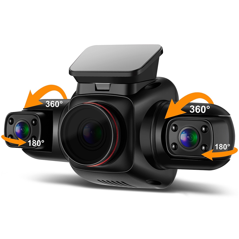 Camera auto de bord cu 4 canale PRUVEEO D90 Mini FHD, WiFi, Night ...