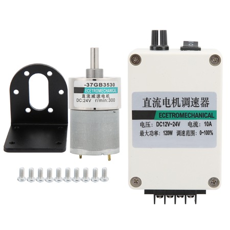 Motor cu roti dintate DC, XD-37GB3530, cu cupru, 24V, 100rpm, 5.5x15mm ...