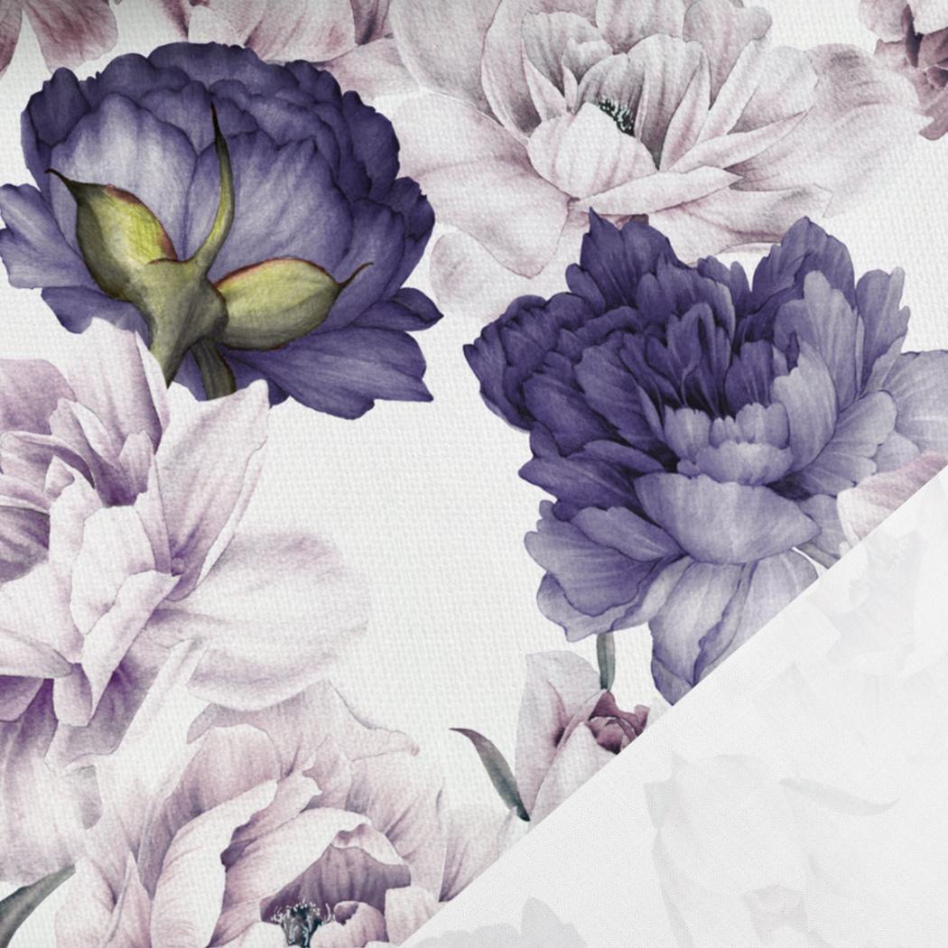 Material textil, Bumbac imprimat Bujori mov, bumbac 100% - eMAG.ro