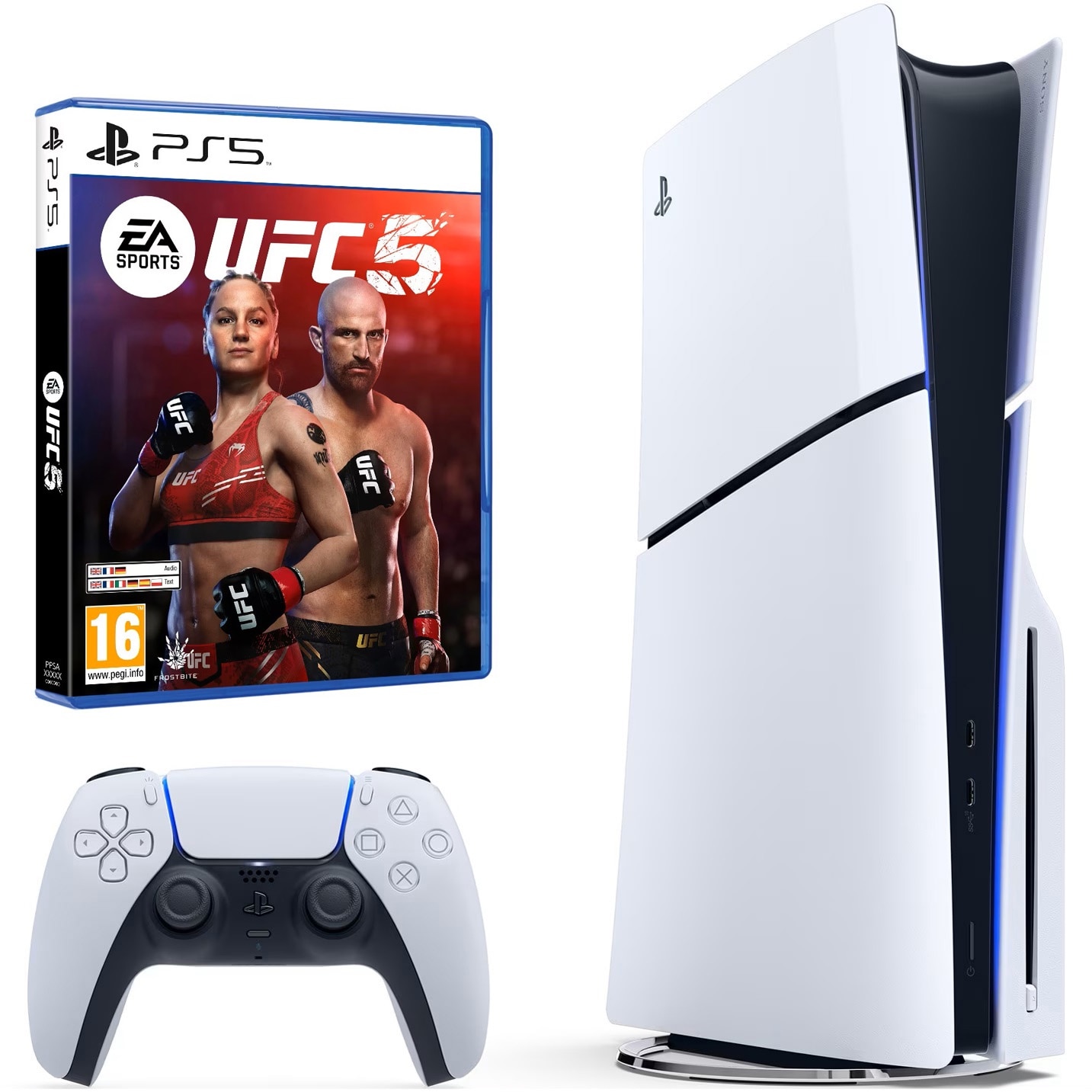 Consola PlayStation 5, 1TB SSD + Joc EA Sports UFC 5 (Disc) - eMAG.ro