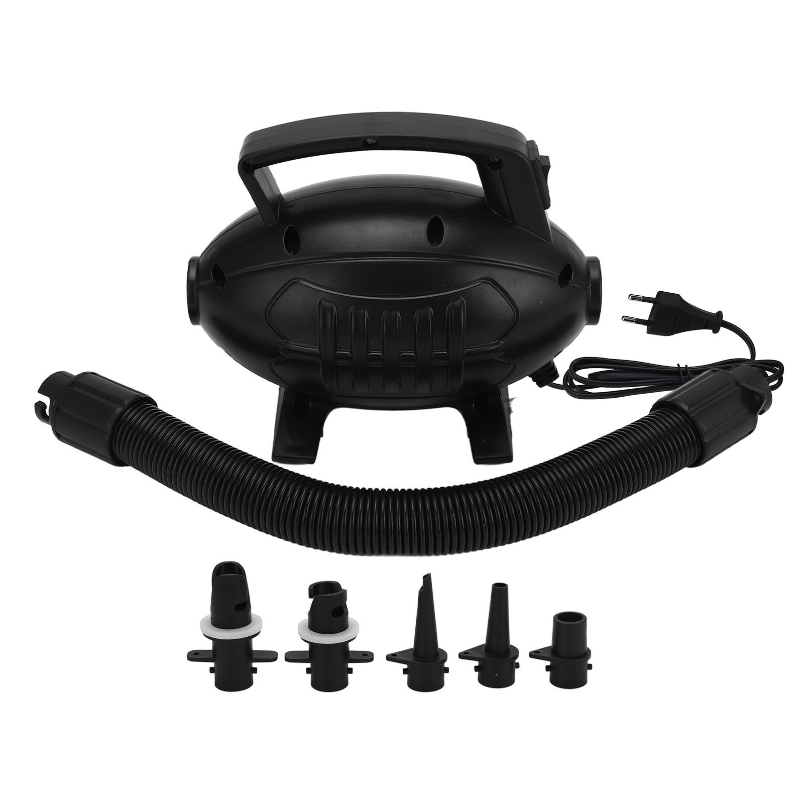 Pompa electrica de umflat 600W, 5 duze, utilizare duala, zgomot redus ...