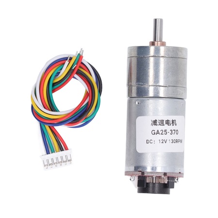 Motor angrenaj 12V 130RPM, Enforose, Componenta electronica din aliaj ...