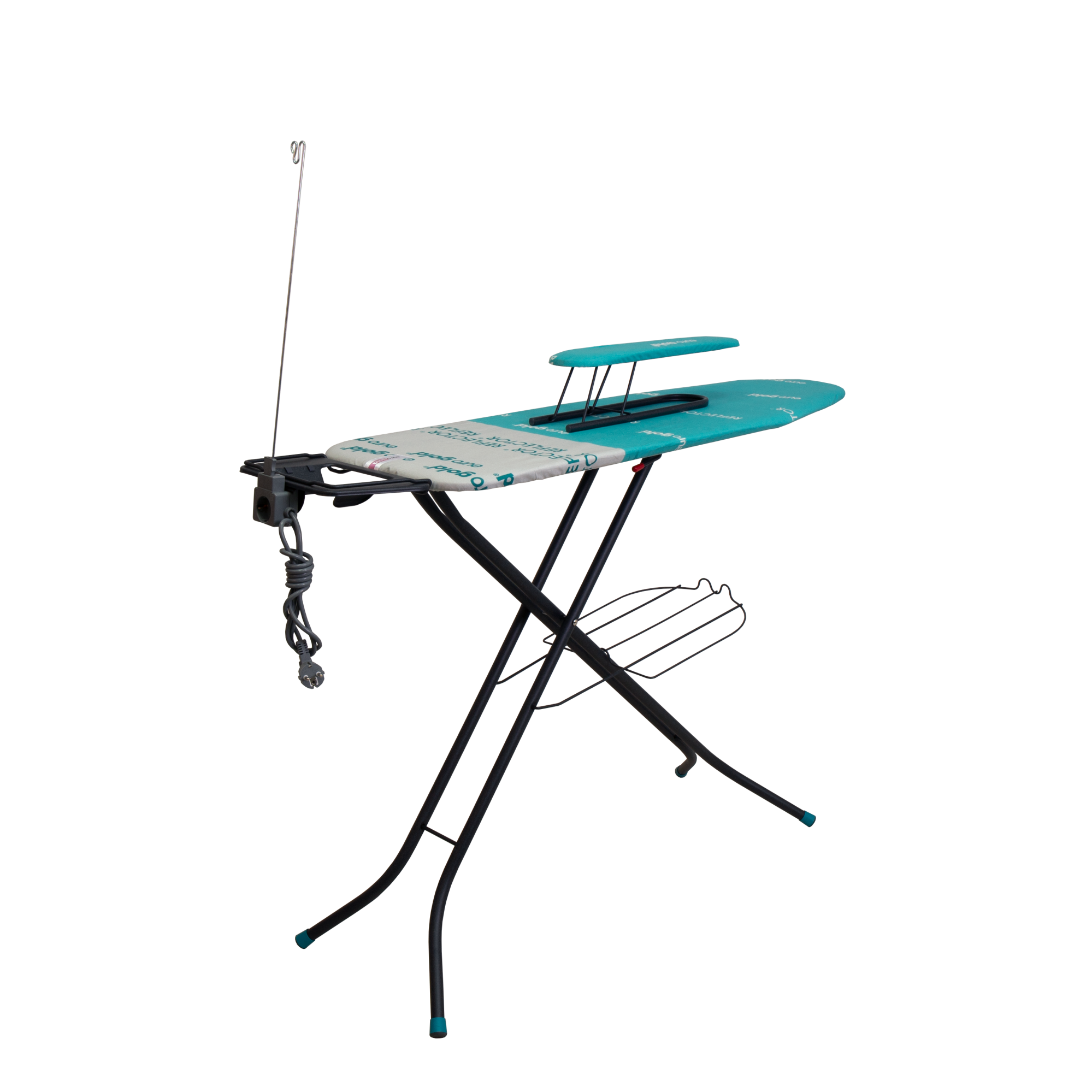 Masa de calcat EUROGOLD, Reflector, 120 X 38 cm, cu manecar, suport ...