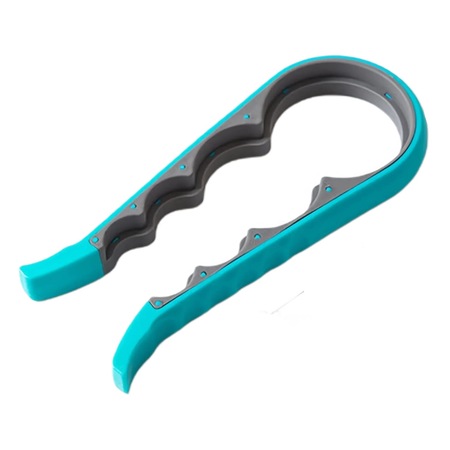Desfacator de capace, canserve, 4 marimi universale, plastic, gri ...