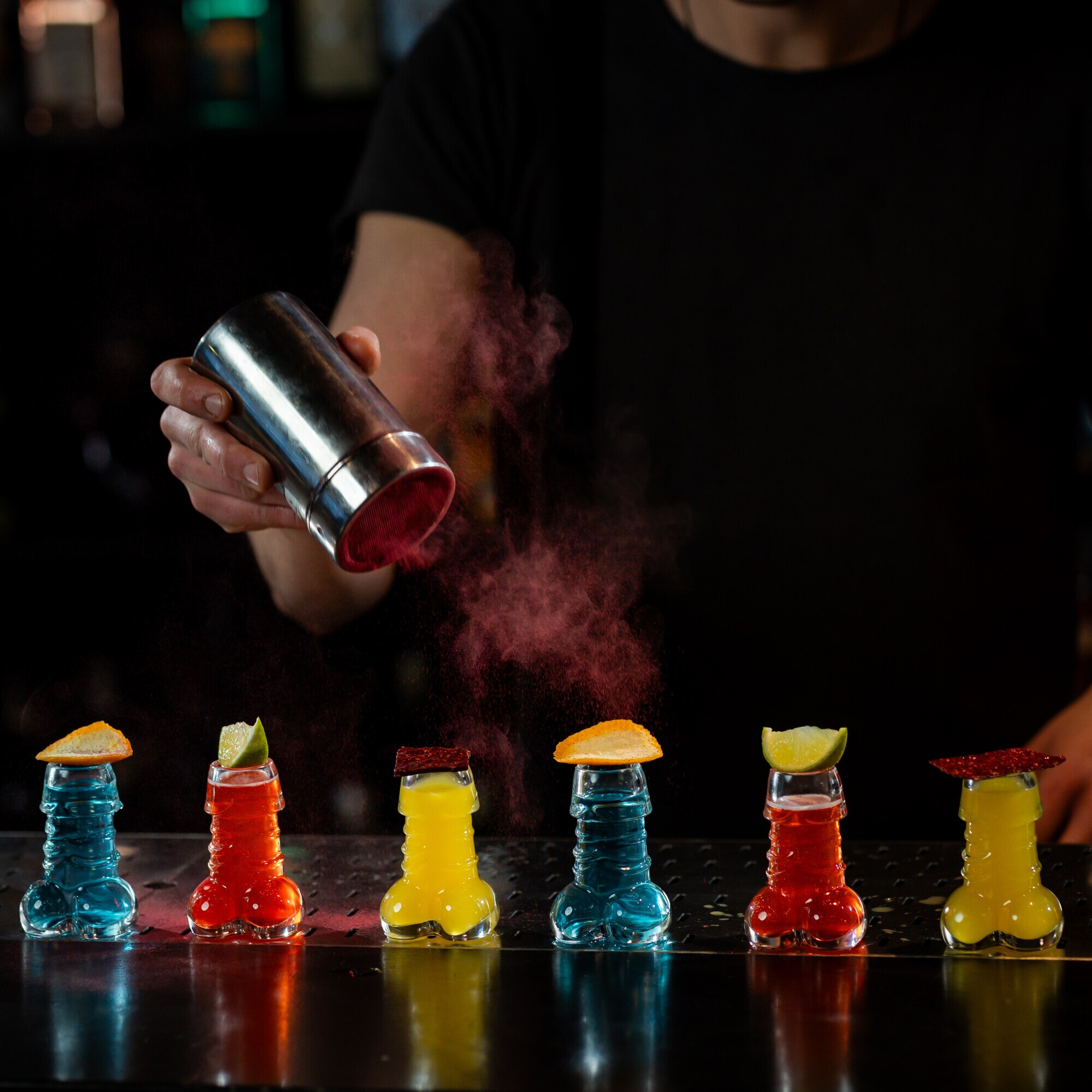 Set 6 Pahare din Sticla Rezistenta, 30 ml pentru Shot, Whiskey, Tequila ...
