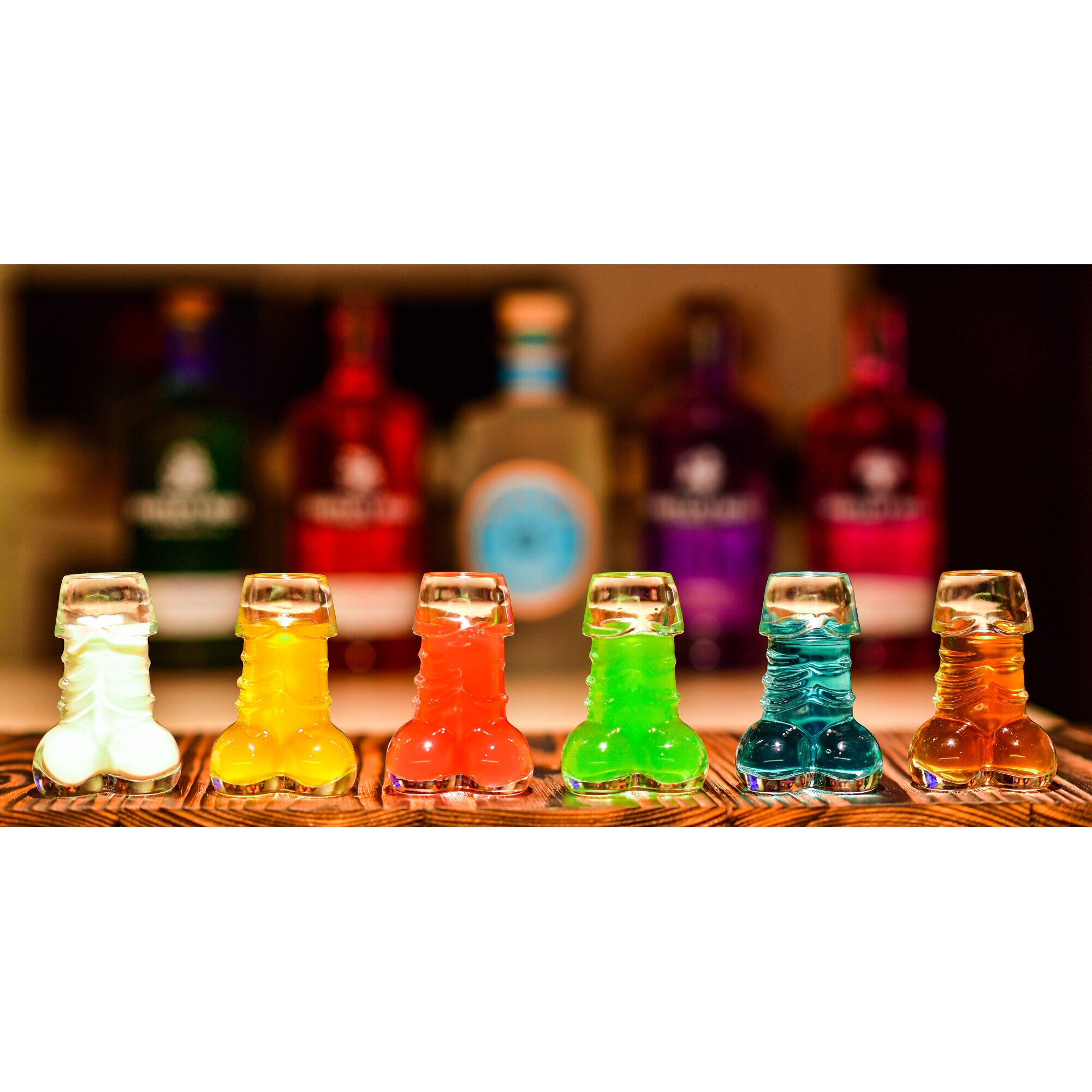 Set 6 Pahare din Sticla Rezistenta, 30 ml pentru Shot, Whiskey, Tequila ...