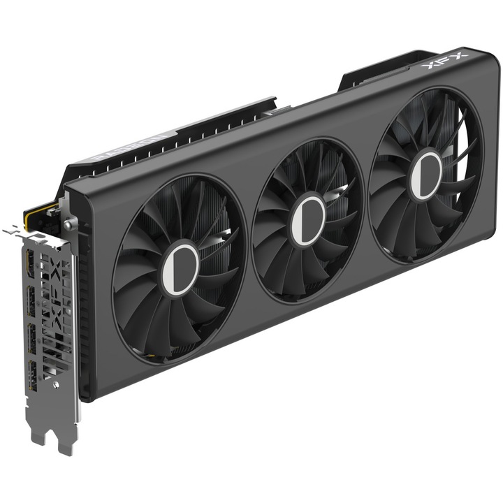 Placa video XFX Speedster QICK 319 Radeon™ RX 7700 XT Black Edition, 12GB GDDR6, 192-bit - eMAG.ro