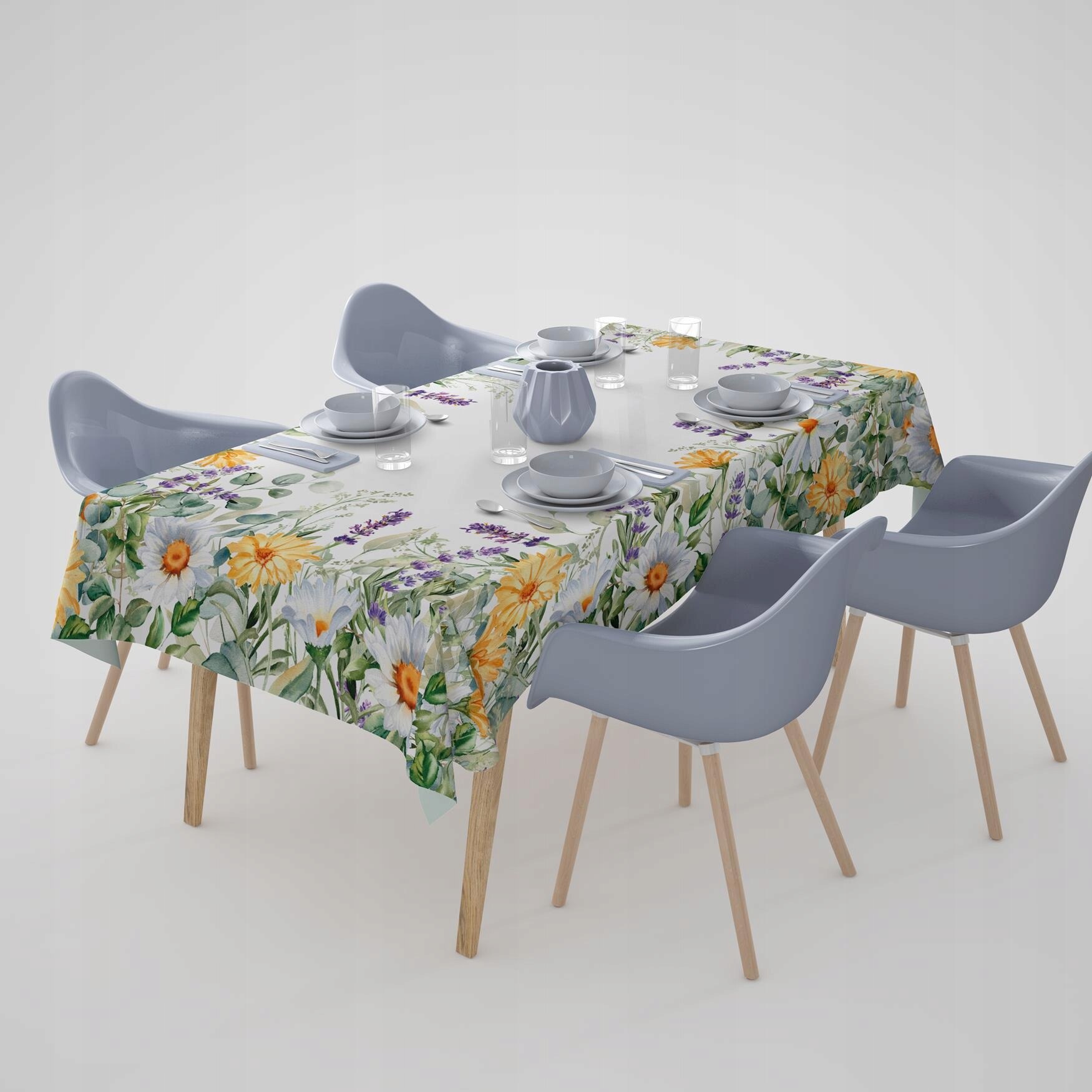 Fata de masa, HomeView, OBP807, 140x180 cm, 100% poliester, 180g/m2 ...