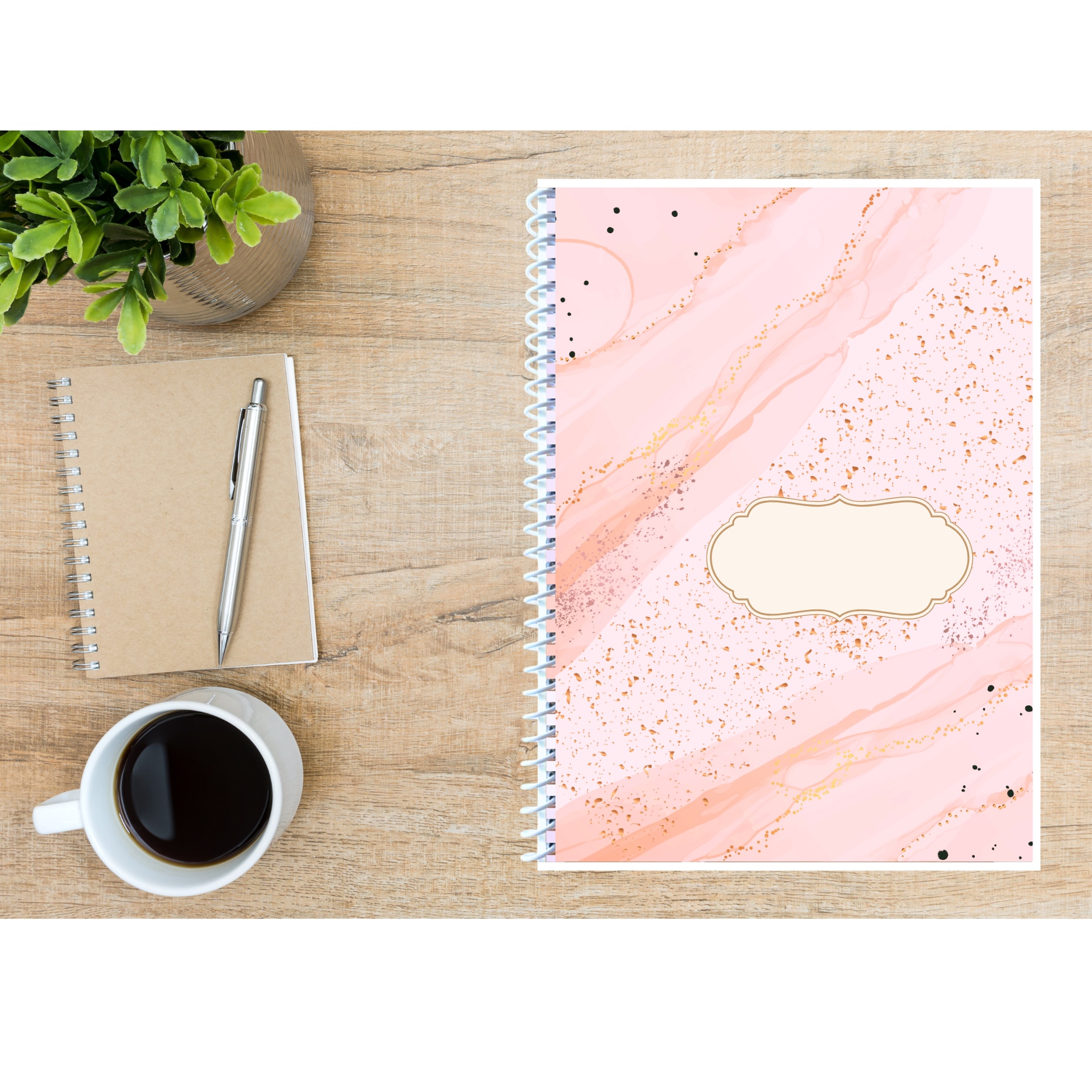 Caiet Studentesc cu Spirala, 100 file, Foi veline, A4, Roz - eMAG.ro