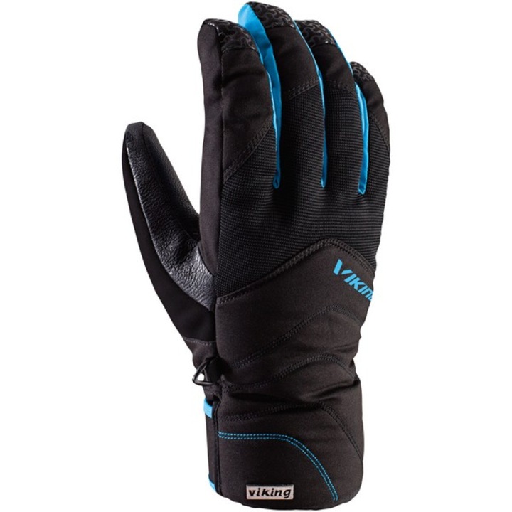 Manusi ski Viking Snake, marimea 8, negru - eMAG.ro