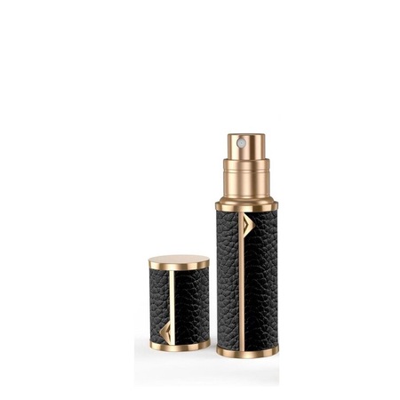 Sticla portabila pentru parfum, Piele naturala, 5ml, Reutilizabila ...