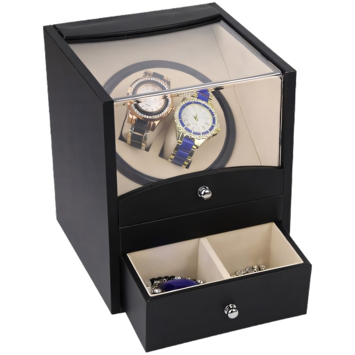 Cutie intors ceasuri automatice, 1 slot pentru 2 ceasuri automatice si ...