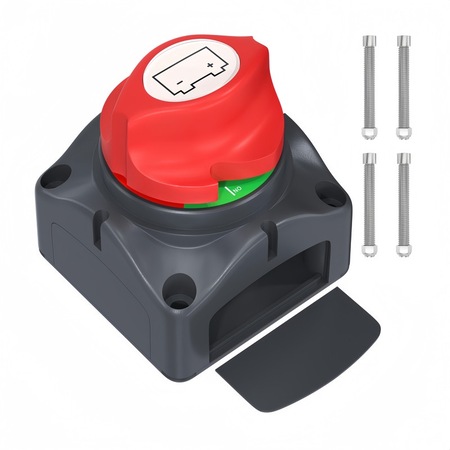 Contact general, SZJY, Intrerupator rotativ baterie auto, 275A, 12V ...