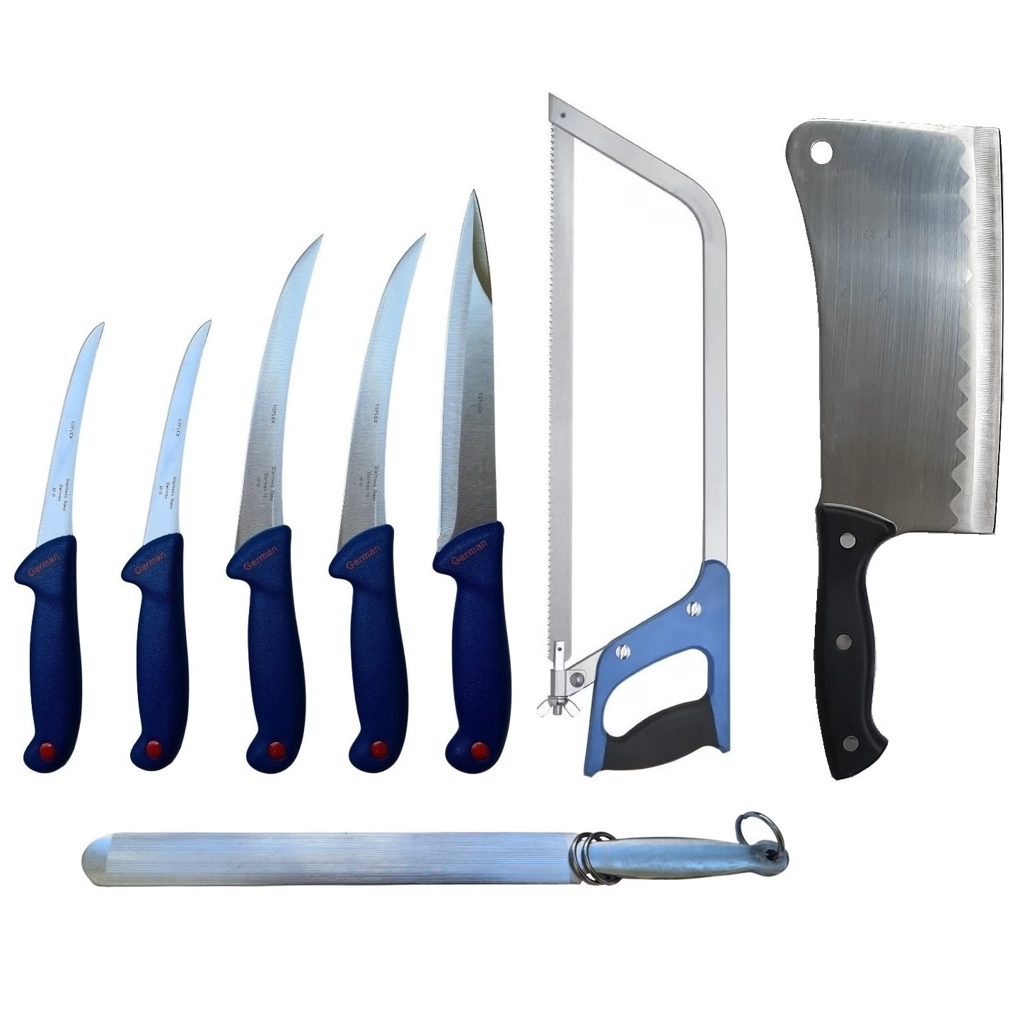 Set Profesional macelarie format din 5 cutite macelar, otel inoxidabil ...