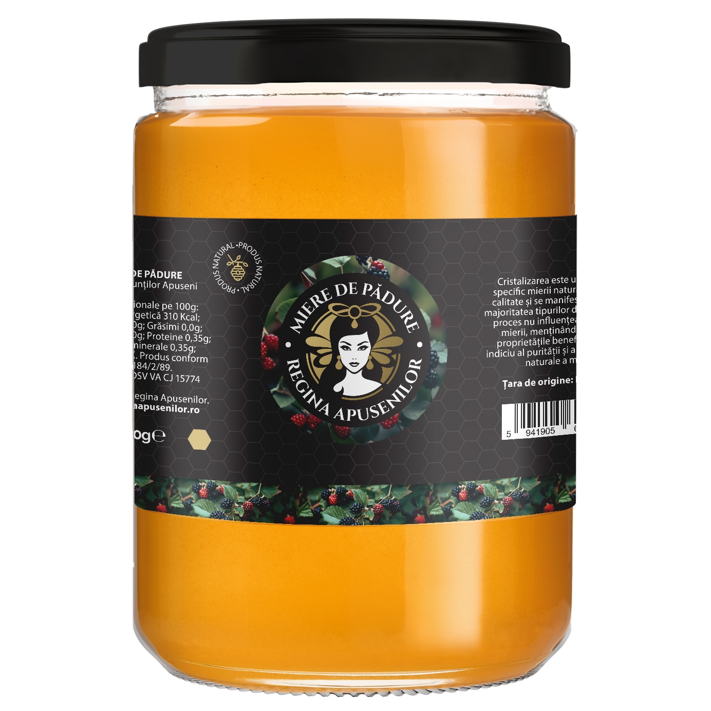 Miere de padure, 100% produs romanesc natural, Regina Apusenilor, 950g ...