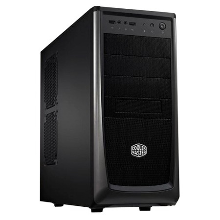 Кутия Cooler Master Elite 372, Черна - eMAG.bg