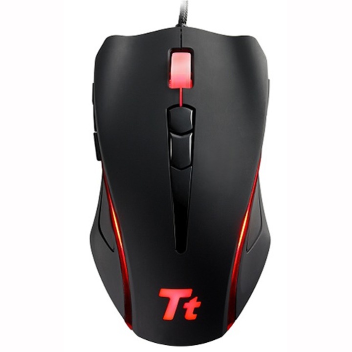 Mouse Thermaltake Tt eSports Black Element, USB, Negru - eMAG.ro