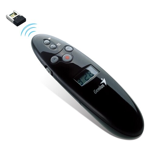 Presenter Genius Media Pointer 1000 2,4Ghz, Negru - eMAG.ro