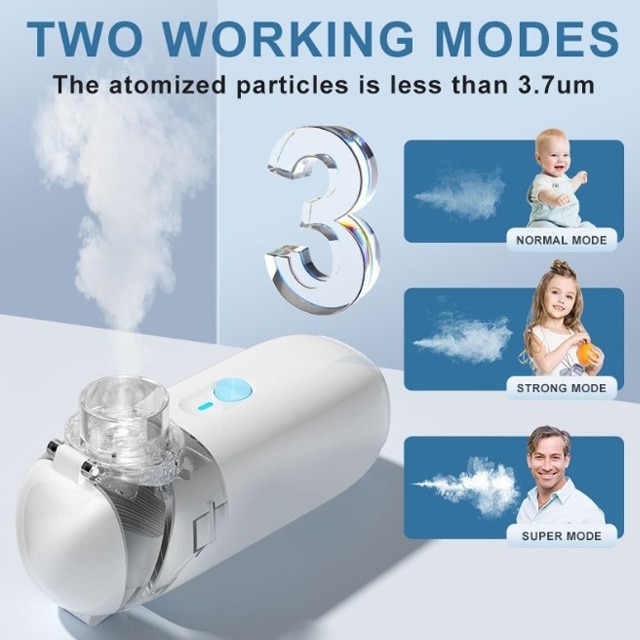 Dispozitiv aerosol portabil, nebulizator ultrasonic, inhalator micro ...
