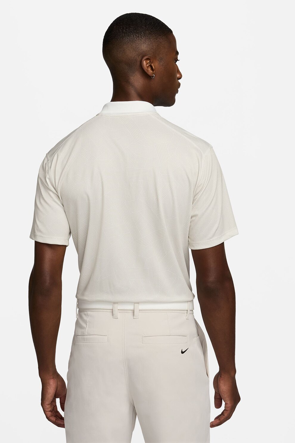 Nike, Tricou polo slim fit pentru golf, Alb murdar, L - eMAG.ro