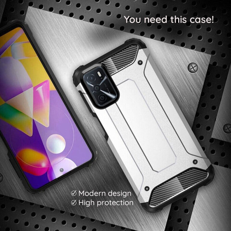 Husa Samsung Galaxy A06 din plastic dur, margini cauciucate, antisoc ...